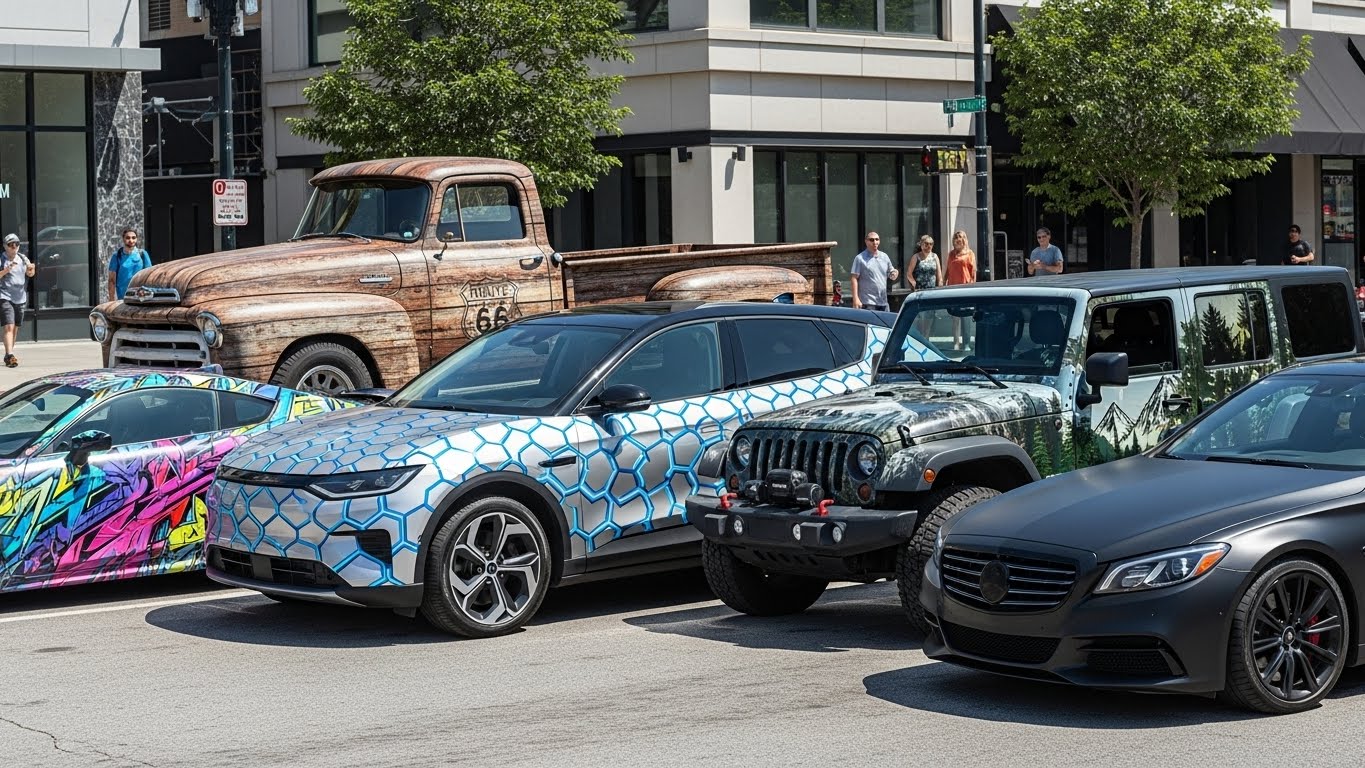 Custom Car Wraps for Vehicles: Design & Protection Solutions - HEY FILM
